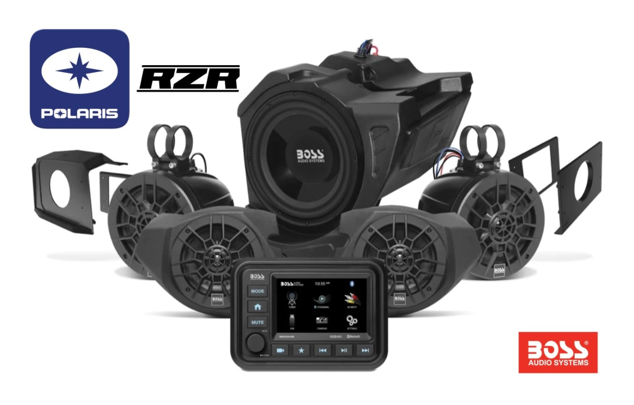 BOSS AUDIO RZR 900 1000 & Turbo 5 SPEAKER KIT – TurnPro Signals
